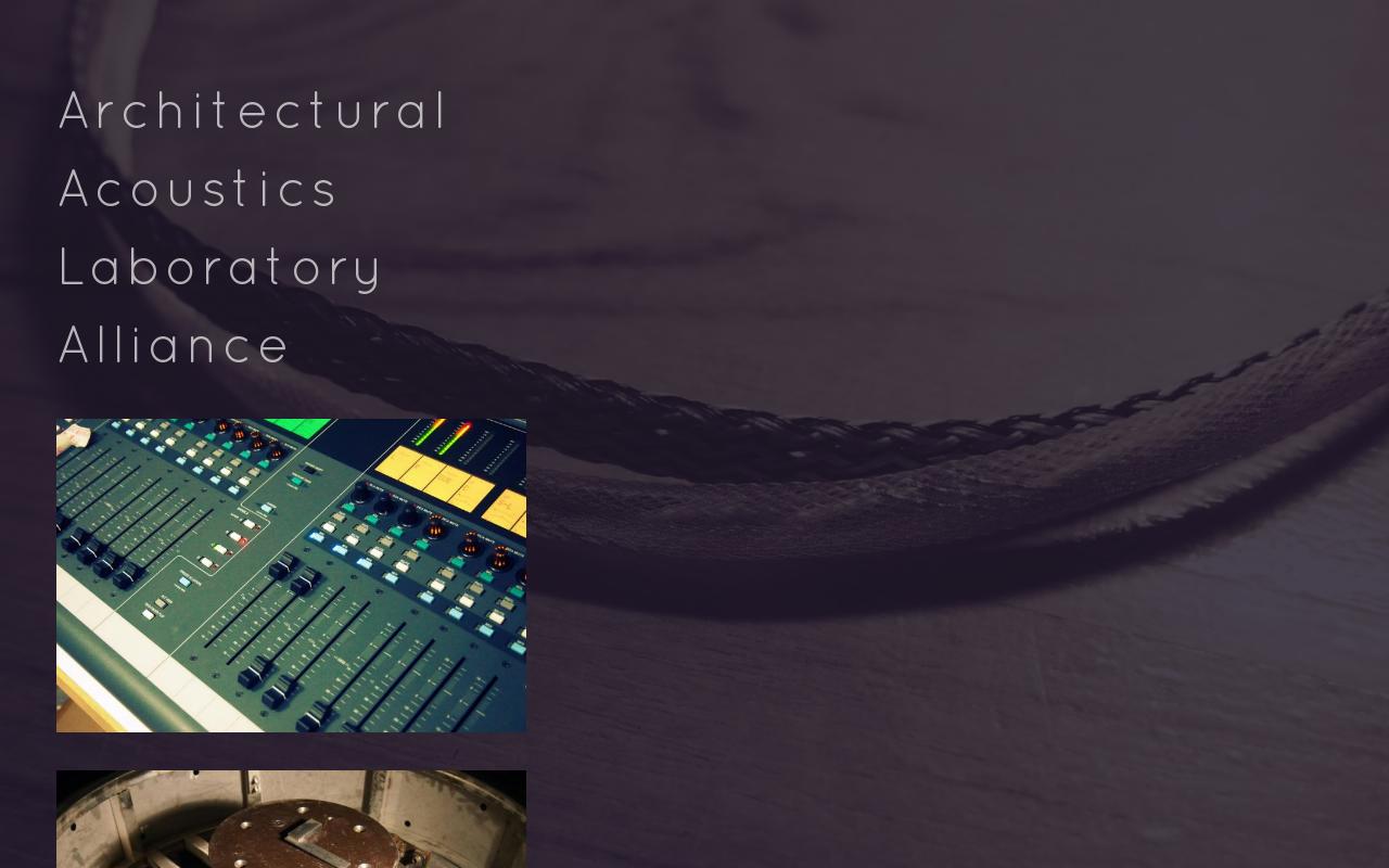 Architectural Acoustics Laboratory Alliance